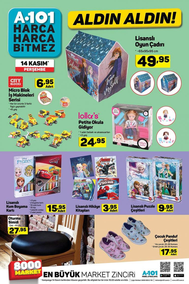 A101 14 Kasım 2019 Aktüel Ürünler Kataloğu | Aktüel Ürünler