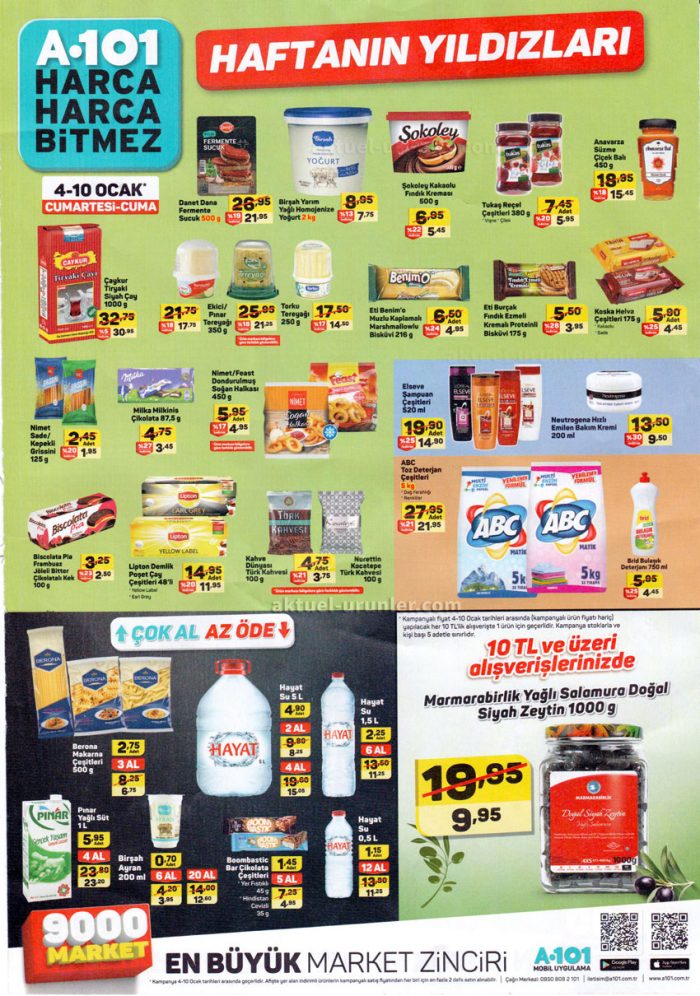 A101 4 Ocak 2020 Aktüel Ürünler Kataloğu | Aktüel Ürünler