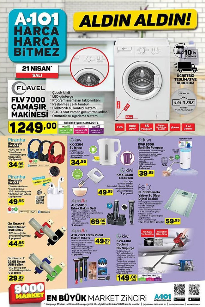 A101 21 Nisan 2020 Aktüel Ürünler Kataloğu | Aktüel Ürünler