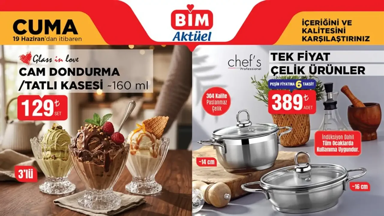 BİM 19 Haziran 2026 Aktüel Ürünler Kataloğu