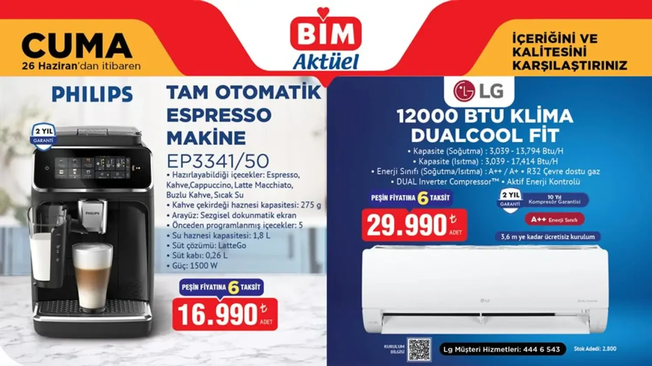 BİM 26 Haziran 2026 Aktüel Ürünler Kataloğu